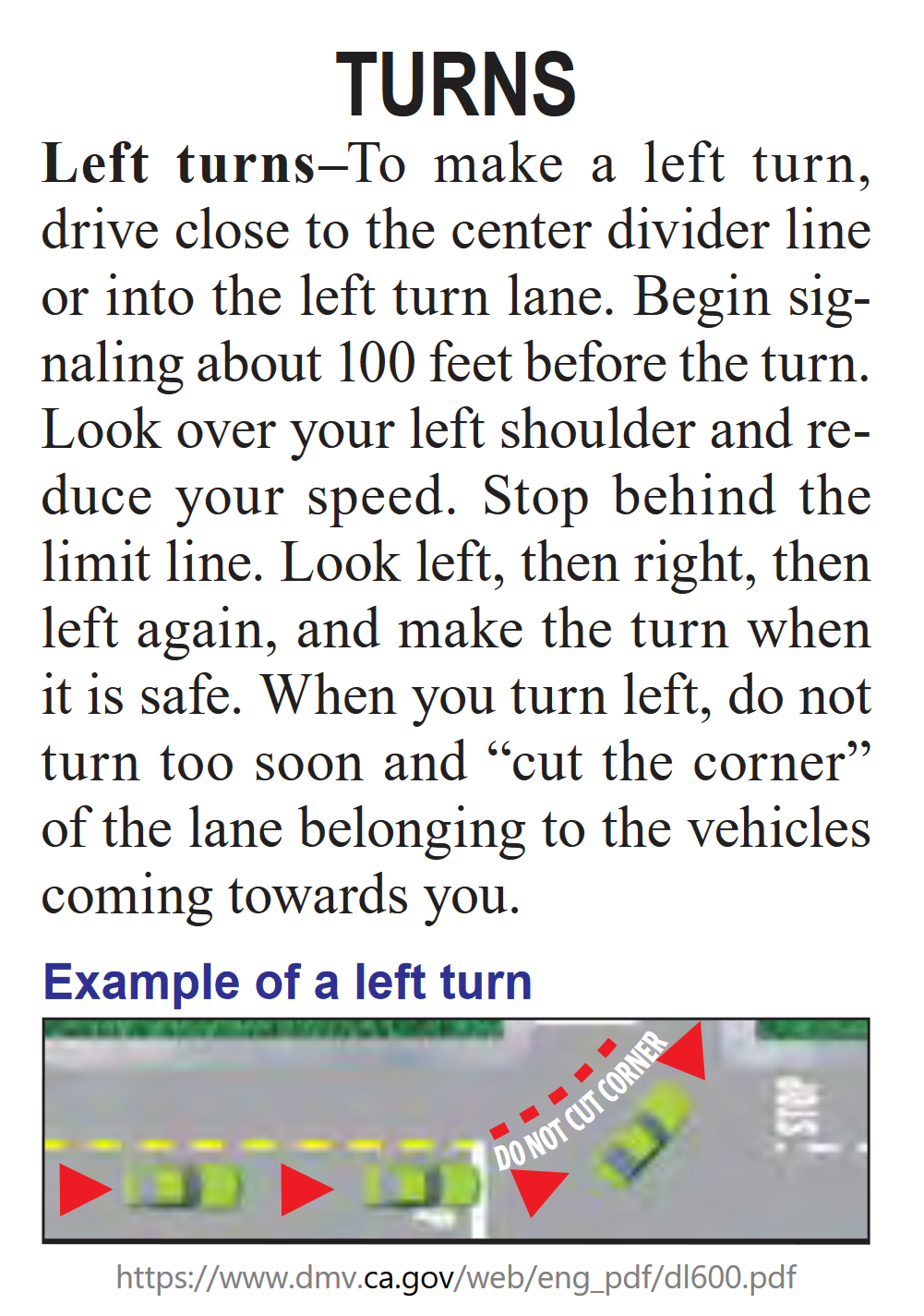 Turns, bike lanes and California Vehicle Codes 22100 & 21717 ...
